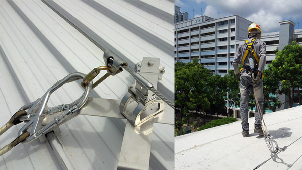 Safety Horizontal Lifeline Equipment in Singapore | Horizontal Lifeline Sg